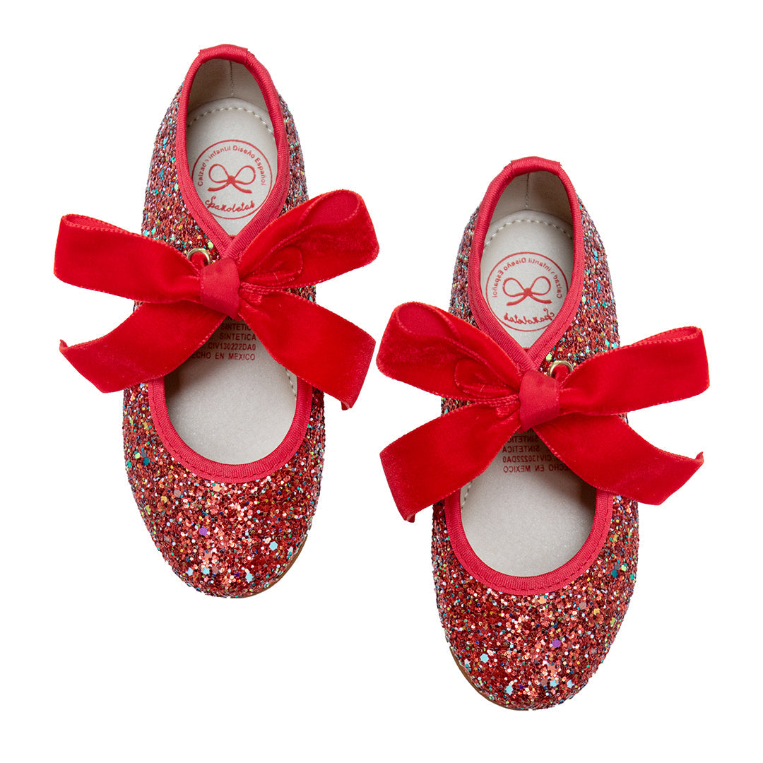 Clásica Listón Glitter | Calzado Infantil | Spañoletas México ...